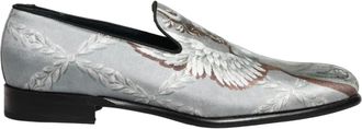 Dolce & Gabbana Homme, Chaussures, Gris, Taille: 44 EU Vasari Moccasins