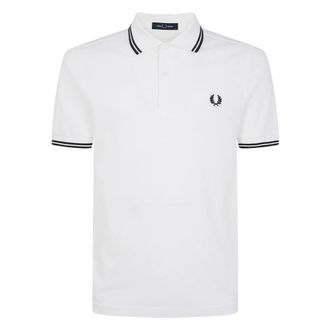 Fred Perry Herren, Oberteile, Wei&szlig;, LGr&ouml;&szlig;e