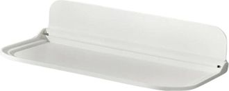 Angoily Klappbares Wandregal Badezimmer Schwebend aus Bruchfestem Material Kleines Ablageboard für Handtücher und Utensilien Platzsparend und Formstabil