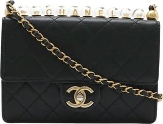 Chanel Sac bandouli&egrave;re vintage doccasion - Femme - Pre-owned - Noir - Taille: ONE Size