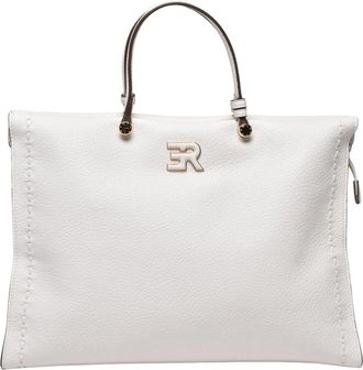 Ermanno Scervino Femme, Sacs, Blanc, Taille: ONE Size Tote Petra