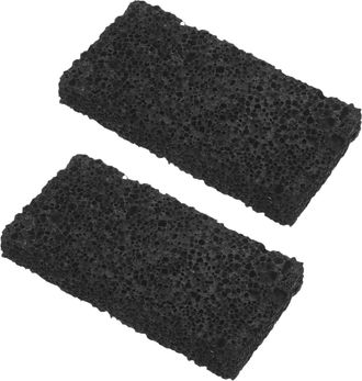 Pretyzoom 2 St&uuml;ck Aromatherapie Diffusor aus Schwarzem Vulkangestein 10x5x1,5cm Por&ouml;ser Duftstein f&uuml;r &Auml;therische &Ouml;le Nat&uuml;rlicher Steindiffusor f&uuml;r Zuhause B&uuml;ro 