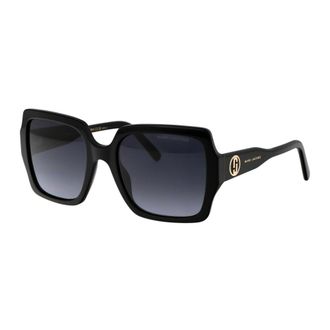 Marc Jacobs Femme, Accessoires, Noir, Taille: 55 MM Lunettes de soleil &eacute;l&eacute;gantes pour une journ&eacute;e ensoleill&eacute;e