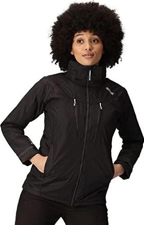 Regatta Femme Winter Calderdale Jackets Waterproof Insulated, Noir, XS EU