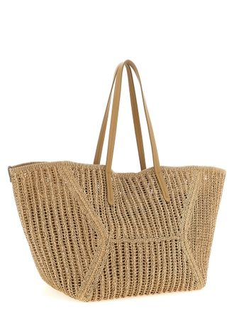 Brunello Cucinelli Womens Beige Polyamide Shoulder Bag