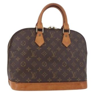 Louis Vuitton Sac &agrave; main Monogram en toile Pre-owned - Femme - Pre-owned - Brun - Taille: ONE Size