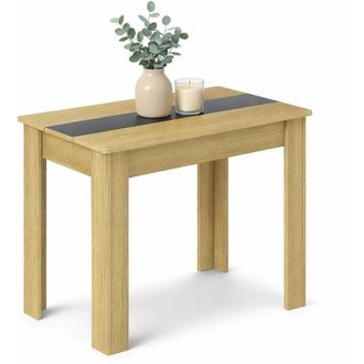 VCM Table &agrave; manger Table de cuisine 80x50 Disalo H. 75 x B. 80 x T. 50 cm
