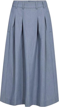 Co'Couture Femme, Jupes, Bleu, Taille: 36 FR Midi Skirt