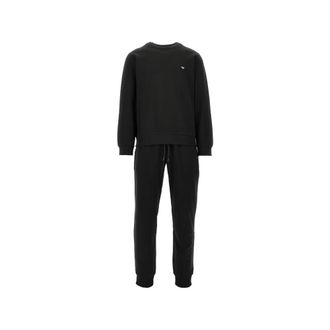 Emporio Armani Baumwoll-Loungewear-Set - - Sport - Herren - Schwarzk - S