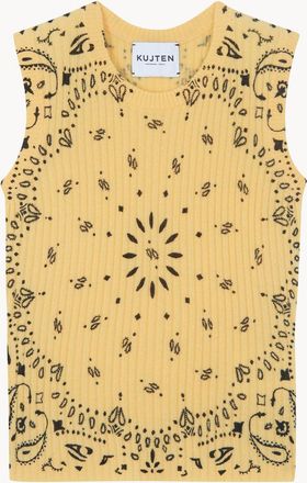 Kujten D&eacute;bardeur cachemire imprim&eacute; - D&eacute;bardeur Ribbi Bandana