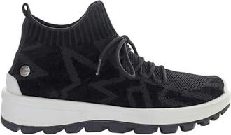 bernie mev. Hype Galil - Baskets &agrave; Lacets &eacute;l&eacute;gantes et Confortables pour Femmes (Black, Syst&egrave;me Taille Chaussures EU, Adulte, Femme, Num&eacute;rique, Moyen, 38)