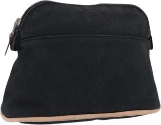 Herm&egrave;s Pre-owned Sac en Coton - Femme - Pre-owned - Noir - Taille: ONE Size