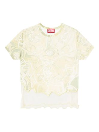 Diesel t-shirt T-Inlay - Tons neutres