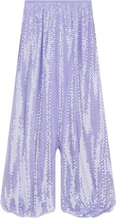 Emporio Armani Femme, Pantalons, Violet, Taille: 38 FR Tapered Pantalons