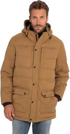 JP1880 Parka, extérieur, Capuche, Fermeture éclair bidirectionnelle, Tabac, L Homme
