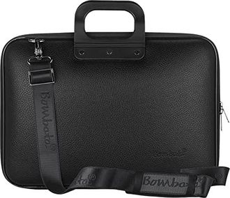 Bombata All Black - Mallette pour ordinateur portable - Sac à bandoulière - Noir Nero 17