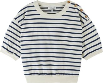 Emile Et Ida Sweat Marini&egrave;re Coton Bio Emile et Ida