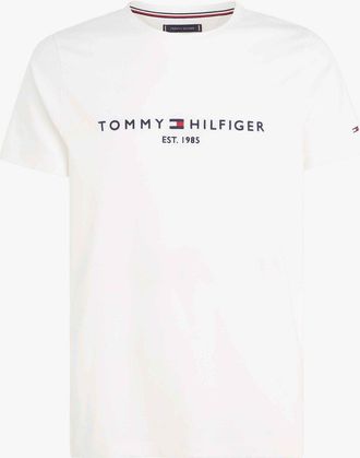 Tommy Hilfiger T-shirt logotyp&eacute; en coton biologique