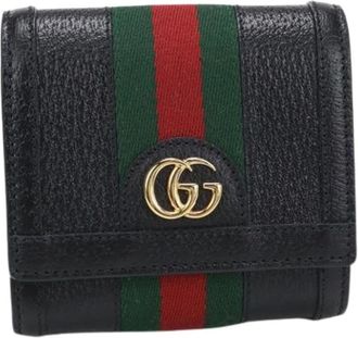 Gucci Portefeuille Bi-fold Vintage doccasion - Femme - Pre-owned - Noir - Taille: ONE Size
