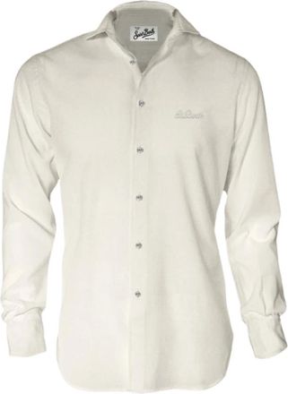MC2 Saint Barth Homme, Chemises, Blanc, Taille: M Casual Shirt