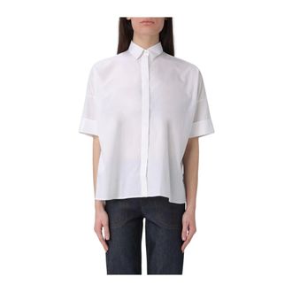 Fay Femme, Blouses et Chemises, Blanc, Taille: 40 FR Chemise Coupe Confort