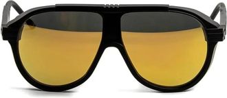 Thom Browne unisex, Accessoires, Noir, Taille: 59 MM Lunettes de soleil oversize