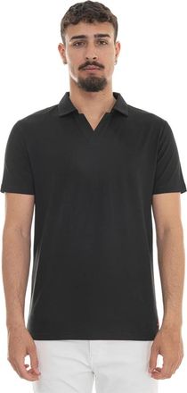 Peuterey Homme, Tops, Noir, Taille: 2XL Nouveau polo sans boutons Helgo