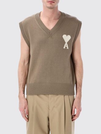 Ami Gilet Homme couleur Beige