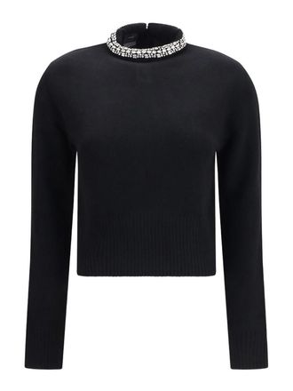 Pinko Pull Col Rond - Noir