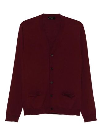 Roberto Collina buttoned cardigan - Rot