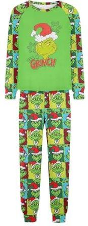 Generic Le Grinch Pyjama Noel Famille De Grinch Deguisement Assorti Noël Pull Hiver Costume The Chaud Et Doux Vetement Enfant Coton Ensemble Adulte Couple Hom