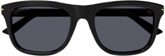 Gucci Lineare Sonnenbrille - - Accessories - unisex - Schwarzk - ONE SIZE