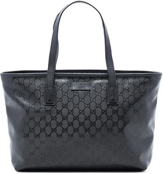 Gucci Shopper - Medium GG Imprime Tote - Gr. unisize - in Schwarz - f&uuml;r Damen