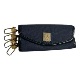 Dior Porte-cl&eacute;s Saddle Pre-owned - Femme - Pre-owned - Bleu - Taille: ONE Size