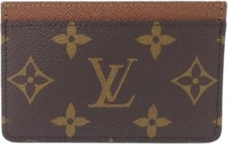 Louis Vuitton unisex, Pre-owned, Brun, Taille: ONE Size &Eacute;tui &agrave; cartes de visite Pre-owned