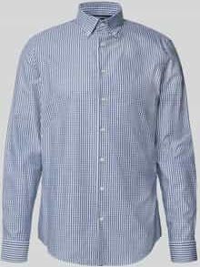 Jake*s Regular Fit Freizeithemd mit Button-Down-Kragen