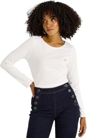 Grain de Malice T-Shirt uni avec coeur brod&eacute; Femme