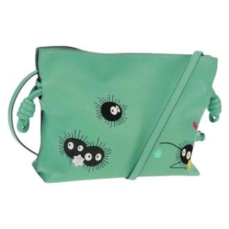 Loewe Pre-owned Leder Umh&auml;ngetasche - - Pre-owned - Damen - Gr&uuml;n - ONE SIZE