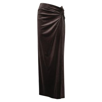 Andamane Zohra Maxirock mit Twist-Detail - - Skirts - Damen - Braun - M
