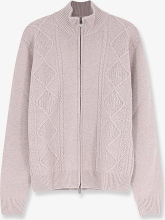 Corneliani Wool and cashmere full-zip cardigan - CORNELIANI - gender_Man