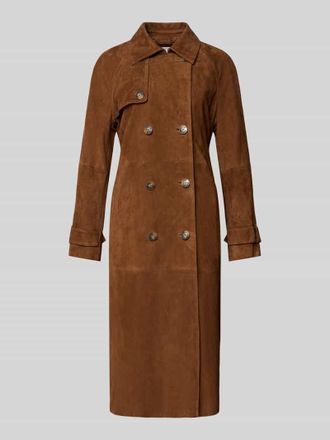 Jake*s Slim Fit Mantel mit Umlegekragen