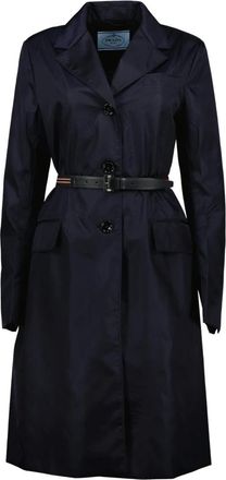 Prada Damen, M&auml;ntel, Blau, MGr&ouml;&szlig;e