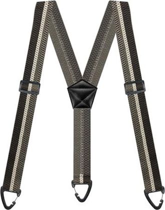 Generic Bretelles cach&eacute;es pour homme tr&egrave;s r&eacute;sistantes sous le dos en Y 3,8 cm avec 3 boucles &agrave; pression, accessoires de v&ecirc;tements, Rayure-5, taille unique