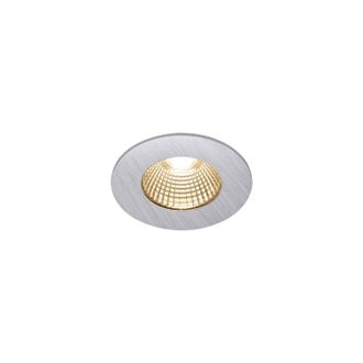 SLV PATTA-I, LED Outdoor Deckeneinbauleuchte, rund DL IP65 silber 1800-3000K