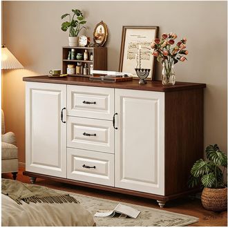 Generic Eingangstisch mit Schubladen und T&uuml;ren, Sideboard, Buffetschr&auml;nke mit Stauraum, Konsolentisch for Wohnzimmer, Foyer und Flur, geeignet for mehrere Sze