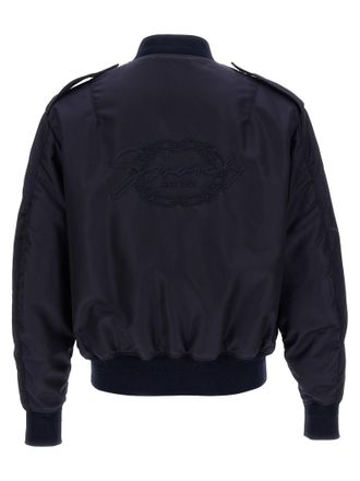 Givenchy Mens Blue Polyamide Bomber Clothing