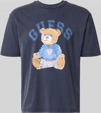 Guess T-Shirt mit Motiv-Print und Rundhalsausschnitt