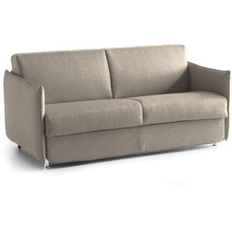 Dmora 2-Sitzer festes Sofa Polissena, Lineares Sofa f&uuml;r Wohnzimmer, gepolstert, abnehmbarer Bezug, 100 % Made in Italy-Qualit&auml;t, 160x95 h90 cm, Gr&uuml;n - Dmora