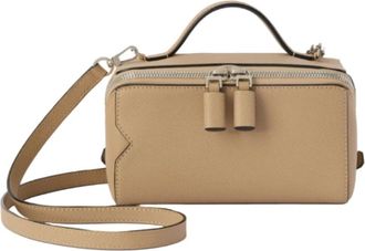 Valextra Femme, Sacs, Beige, Taille: ONE Size Sac bandouli&egrave;re V-Line Vanity