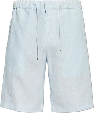 Paul & Shark Homme, Shorts, Bleu, Taille: XL Shorts en lin